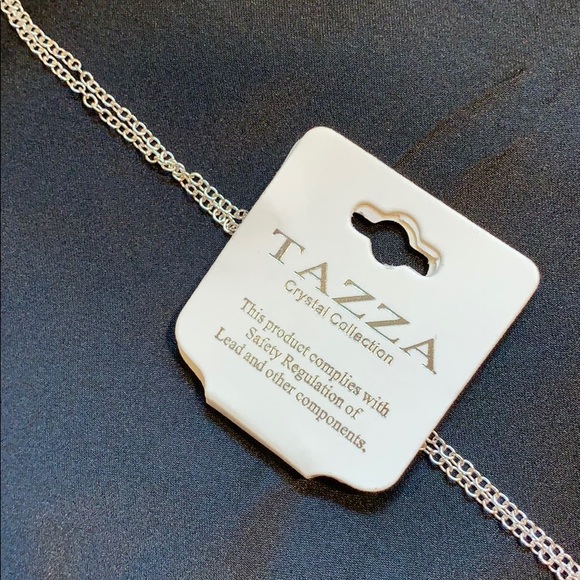 Tazza | Jewelry | Nwt Tazzo Silver Tone Long Necklace | Poshmark